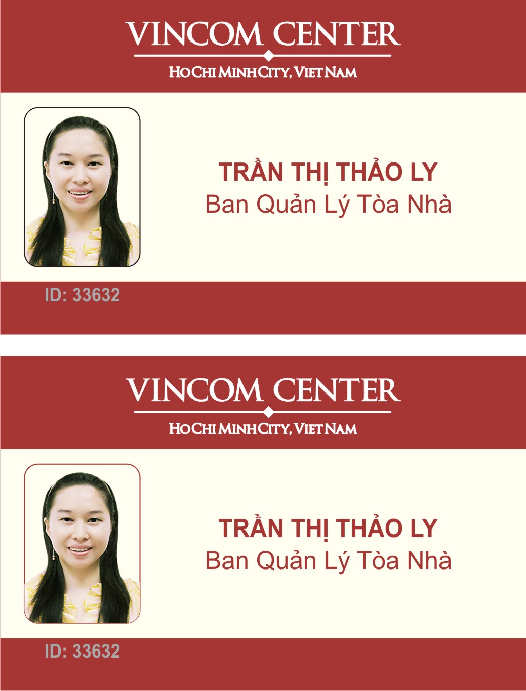 Thẻ tên nhân viên